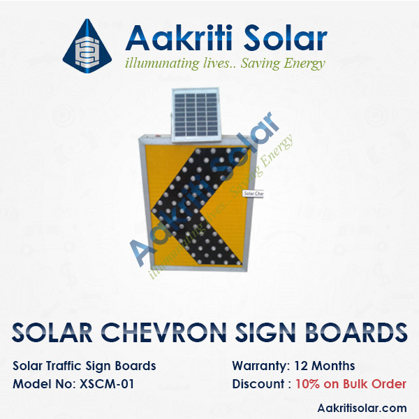 Solar Chevron Sign Boards - Aakriti Solar Solar Chevron Sign Boards - Aakriti Solar